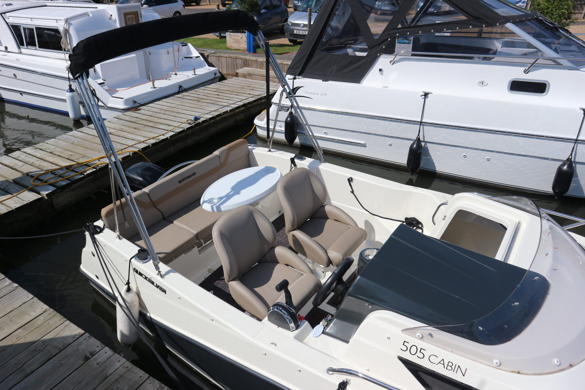 Quicksilver 505 Activ Cabin For Sale | Norfolk Yacht Agency | NYH65692