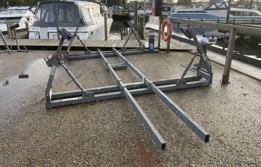 Jacobs Galvanised Yacht Cradle For Sale | Norfolk Yacht Agency | NYB103763
