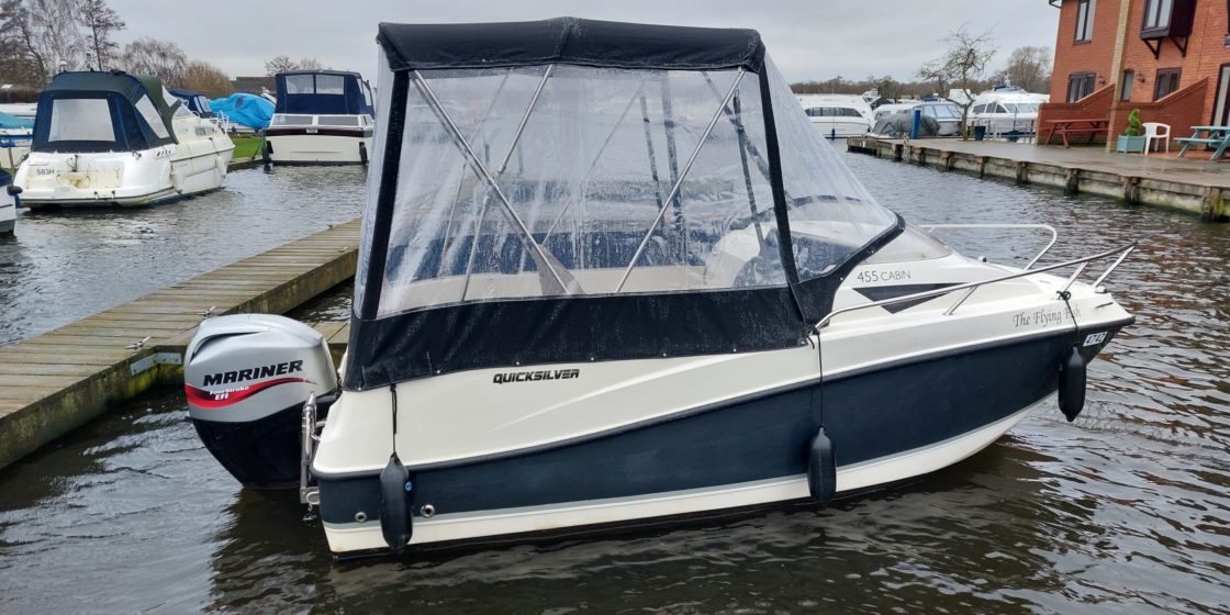 Quicksilver 455 Activ Cabin For Sale | Norfolk Yacht Agency | NYH135018